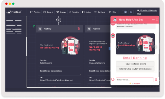 Build Chatbot for website | No code platform | Floatbot