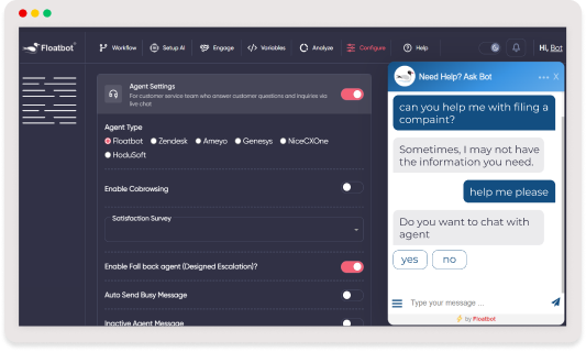 Build Chatbot for website | No code platform | Floatbot
